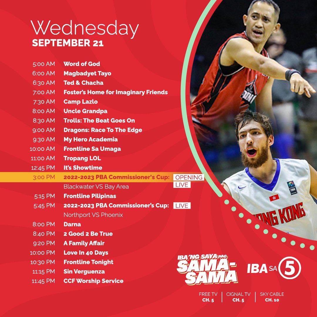 TV5 on Twitter: "Mga Kapatid, GAME TAYO sa muling pagbabalik ng PBA Commissioner's Cup simula ...