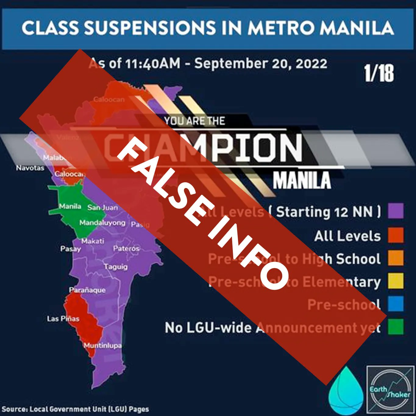 Earth Shaker PH on Twitter: "OPISYAL NA PAHAYAG May kumakalat ngayon na larawan ng aming # ...