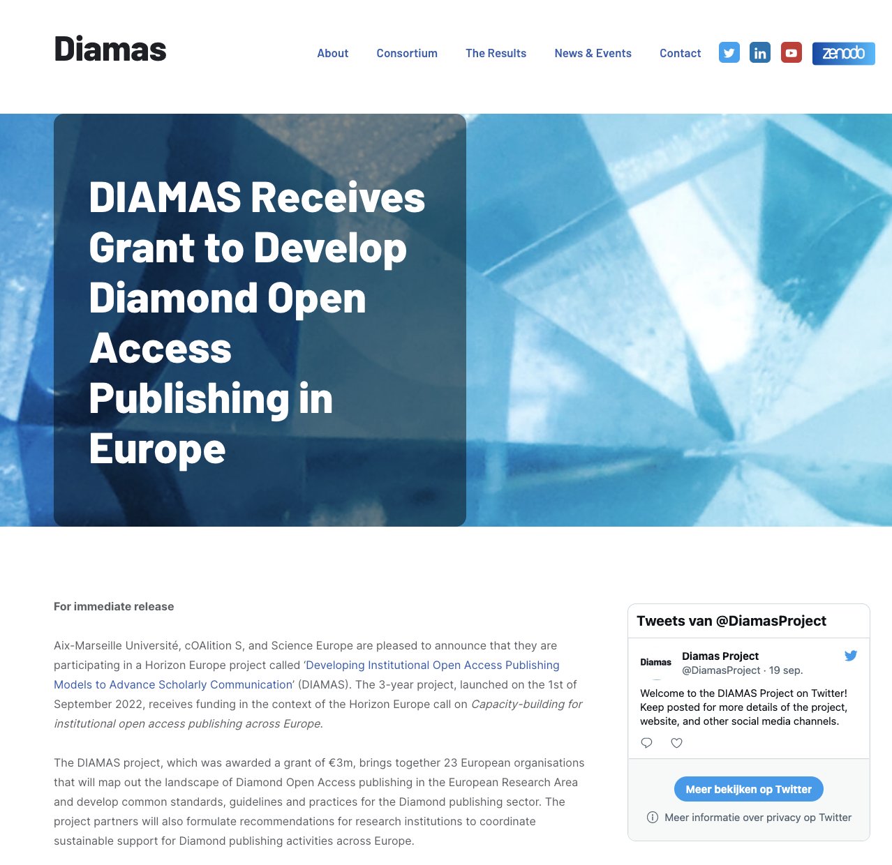Diamas Project (@DiamasProject) / Twitter