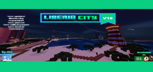 MCPEDL on Twitter: "Liberia City Final Update (Support for 1.19) - Map - https://mcpedl.com ...