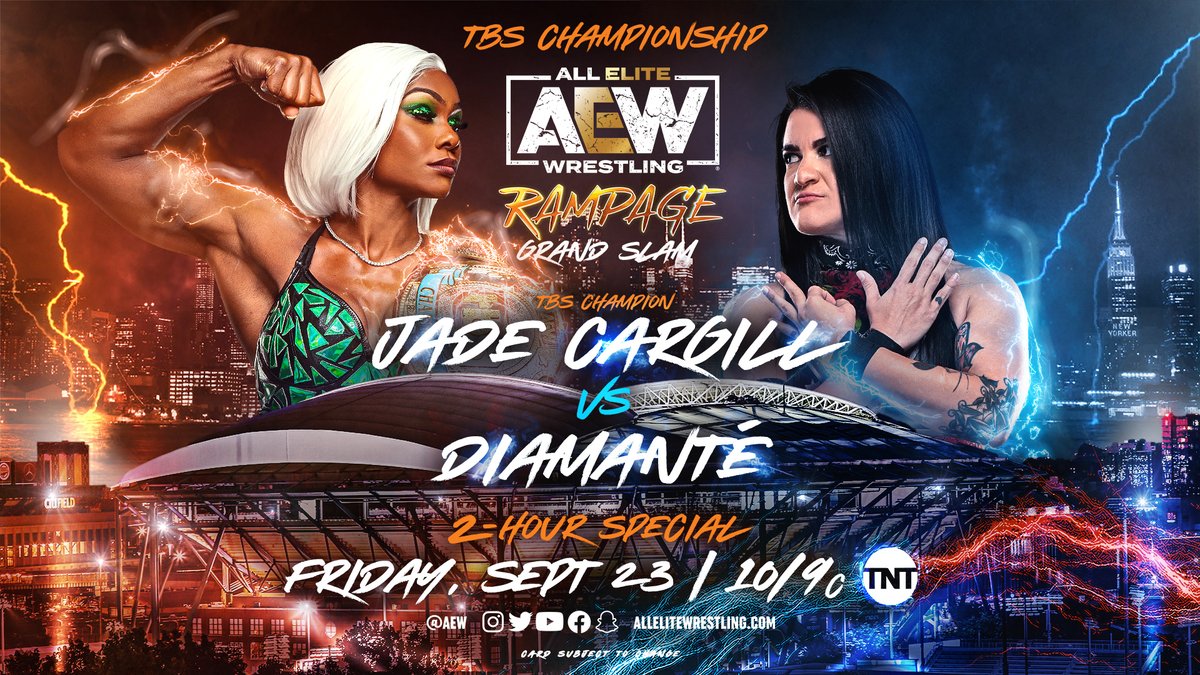 All Elite Wrestling on Twitter: ".@Diamantelax gets her shot at the TBS Title against Champion ...