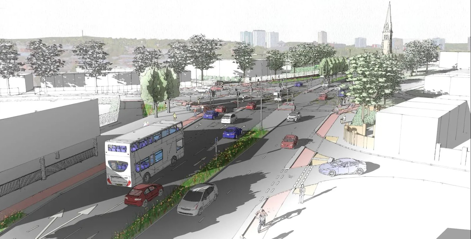 Salford City Council on Twitter: "Trafford Road scheme update Overnight work to resurface ...