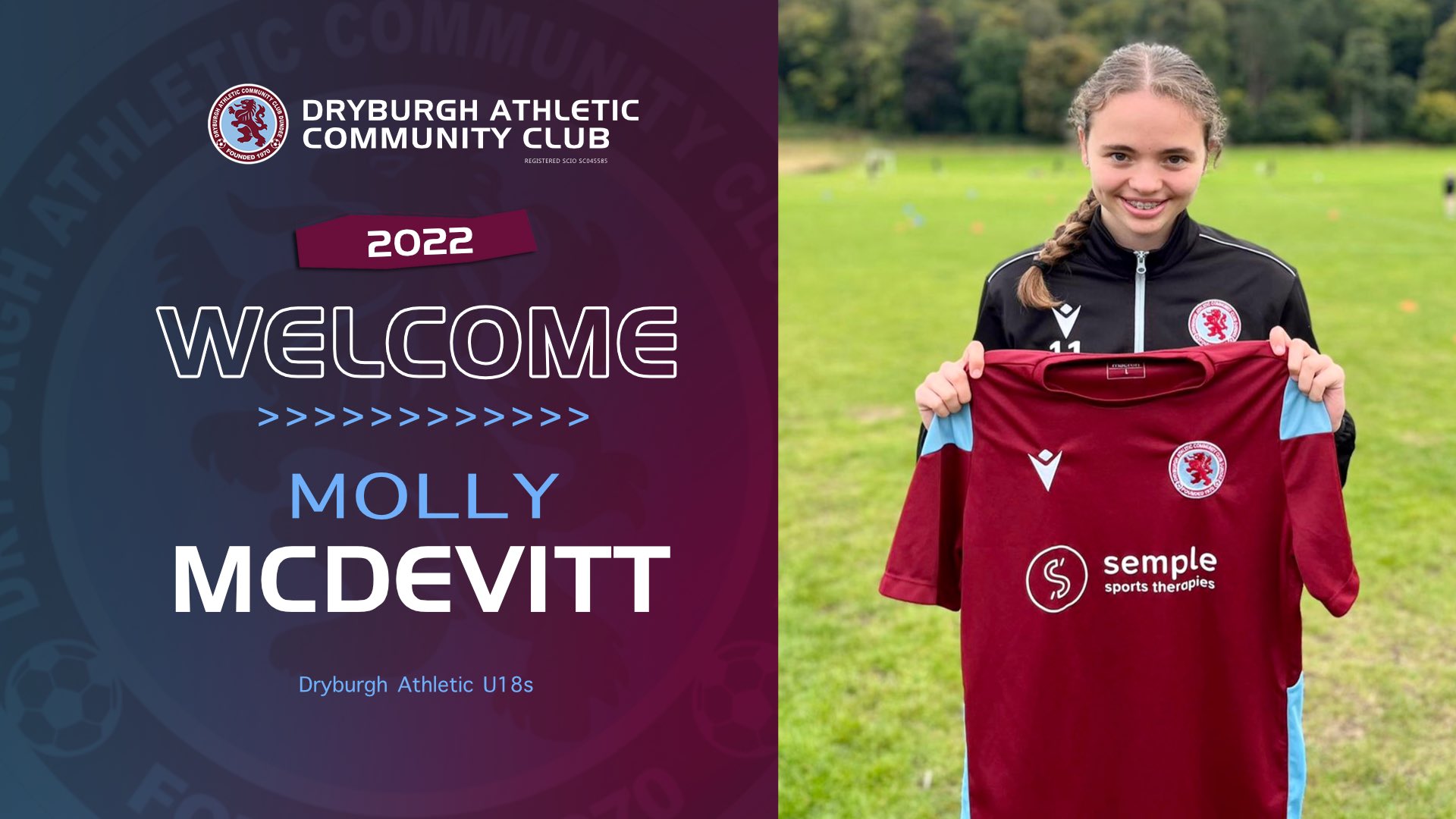 Dryburgh Athletic Girls & Women on Twitter: "🆕 🏻 We are delighted to announce the signing of ...