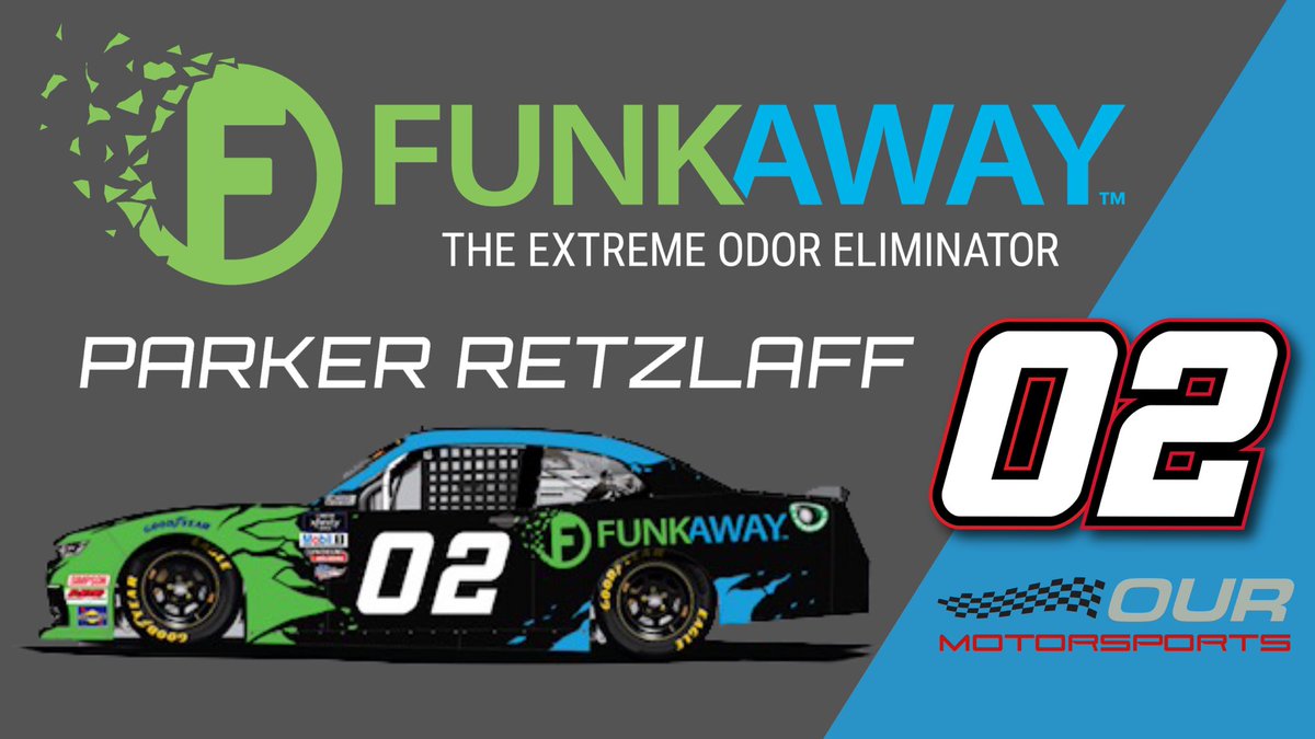 Parker Retzlaff with sponsorship from FunkAway to race in the #02 for ...