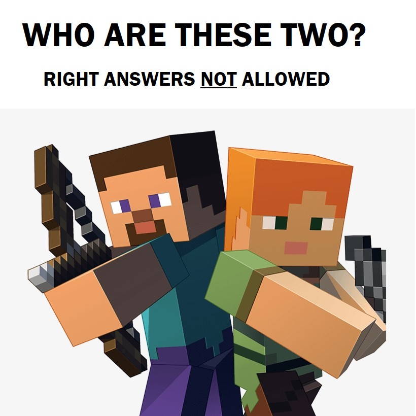 Minecraft Characters Printables