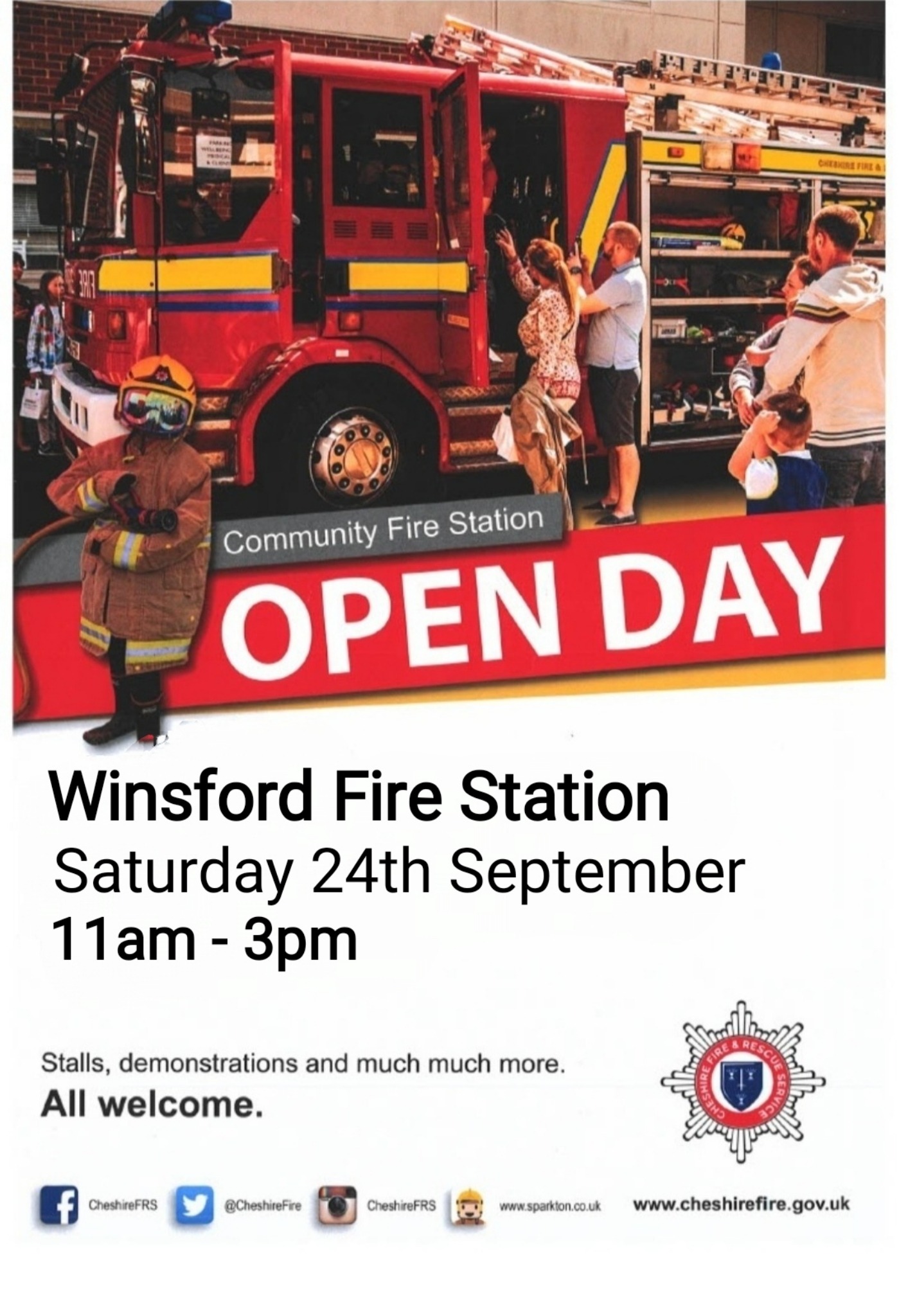 Cheshire Fire and Rescue Service on Twitter: "RT @WinsfordFS: Winsford Fire Station will be ...