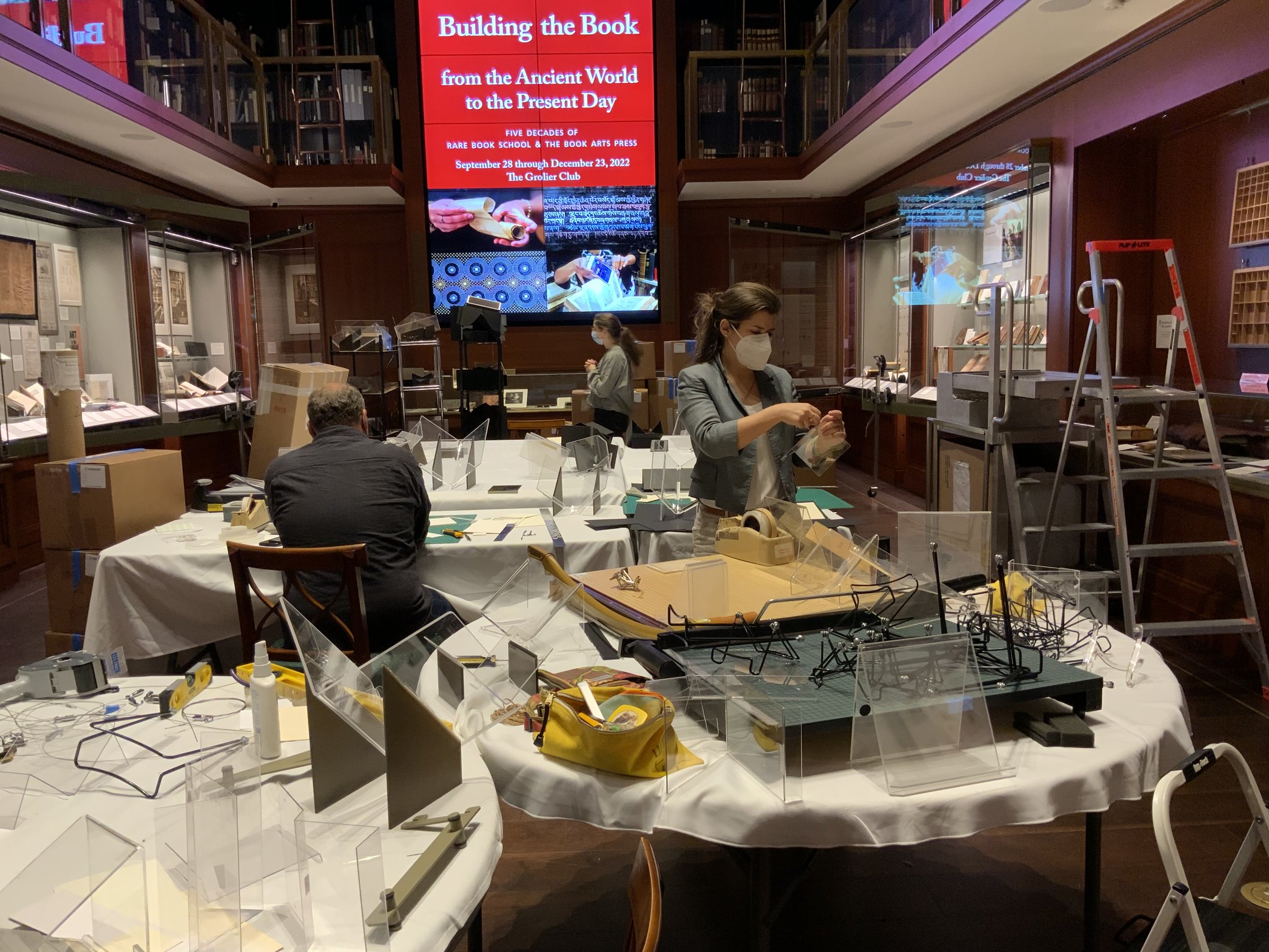 Rare Book School on Twitter: "RBS staff Barbara Heritage and Ruth-Ellen St. Onge visited NYC ...