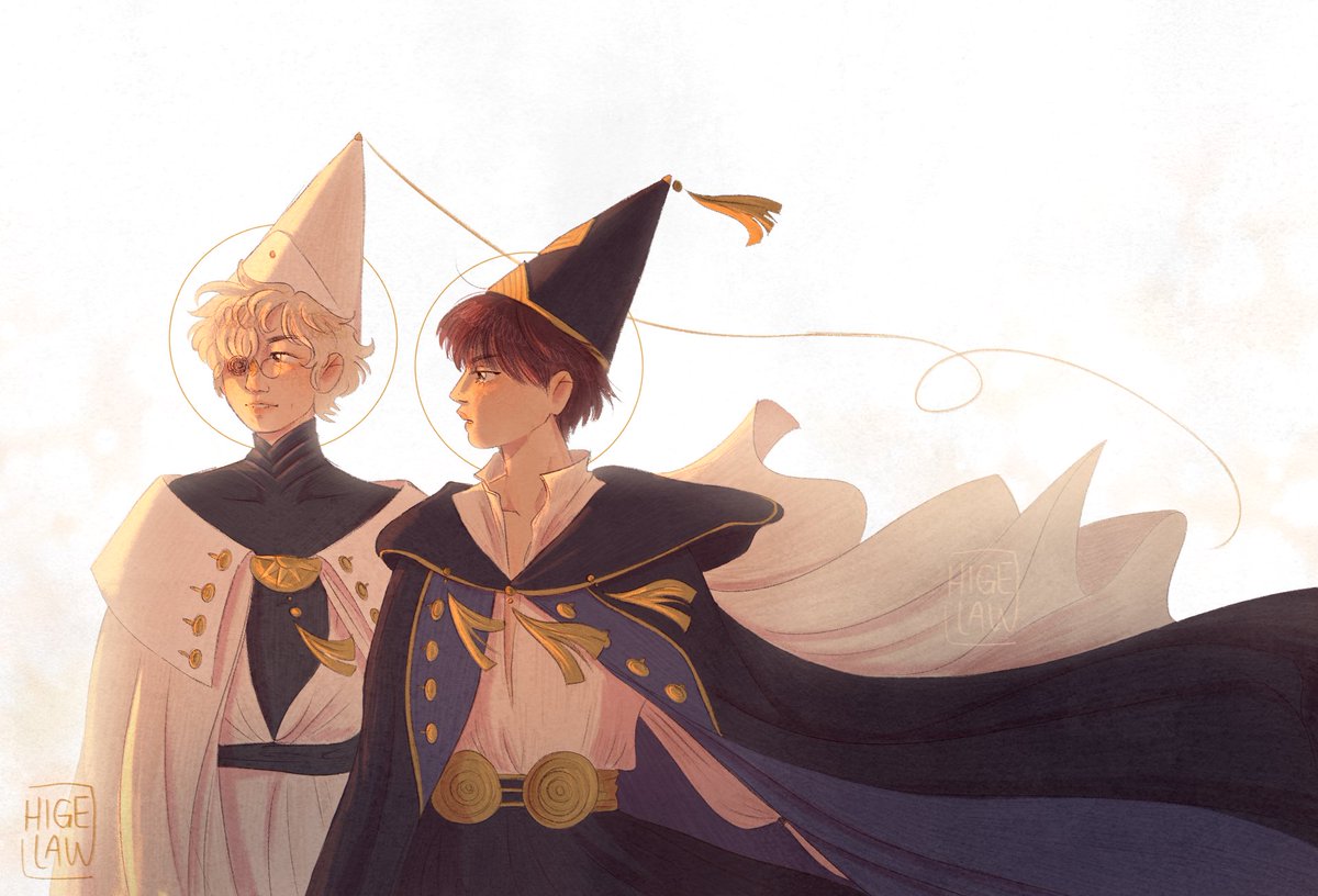 「Minchan as Qifrey and Olruggio from Witc」|🌻Lau🌻 print shop OPENのイラスト