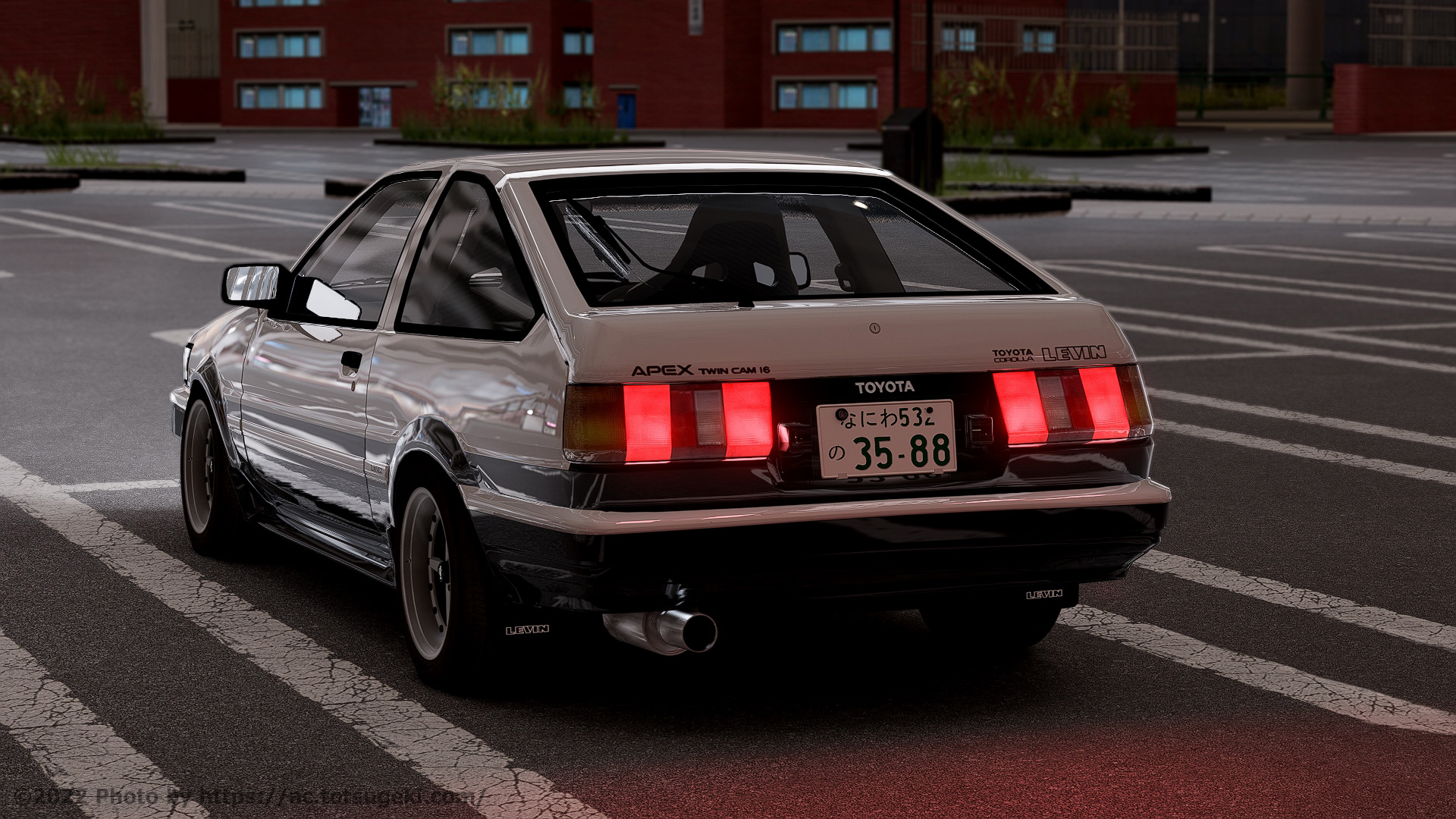 突撃アセットコルサ (AssettoCorsa) on Twitter: "LEVIN（カローラ・レビン）GT-Apex AE86 前期型 Touge Workshhop | Touge ...