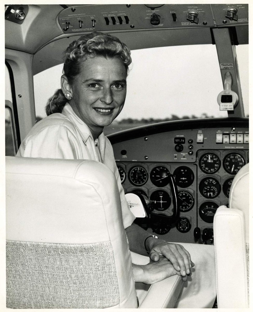 On this day in 1960, pilot Jerrie Cobb set the world altitude record ...