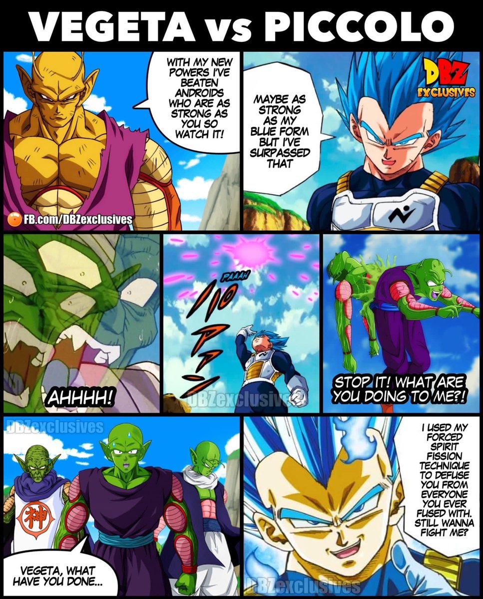 Vegeta And Piccolo Fusion