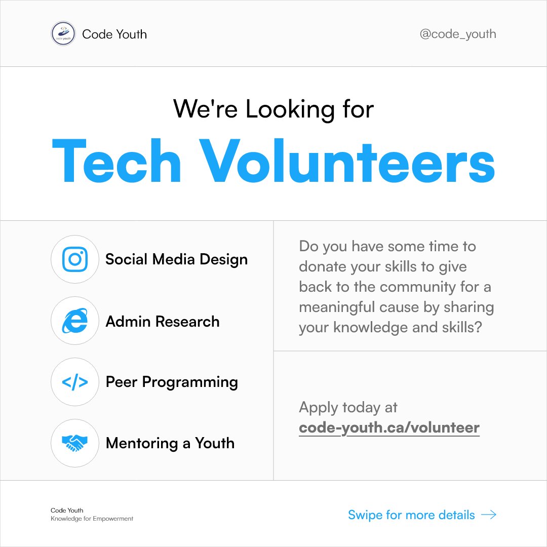 Code Youth on Twitter: "Interested in making a difference in the lives of at-risk youth ...