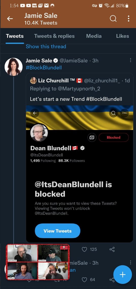 Dean Blundell🇨🇦 on Twitter: "She tweeted this while watching the show. Check out the pic. Hi ...