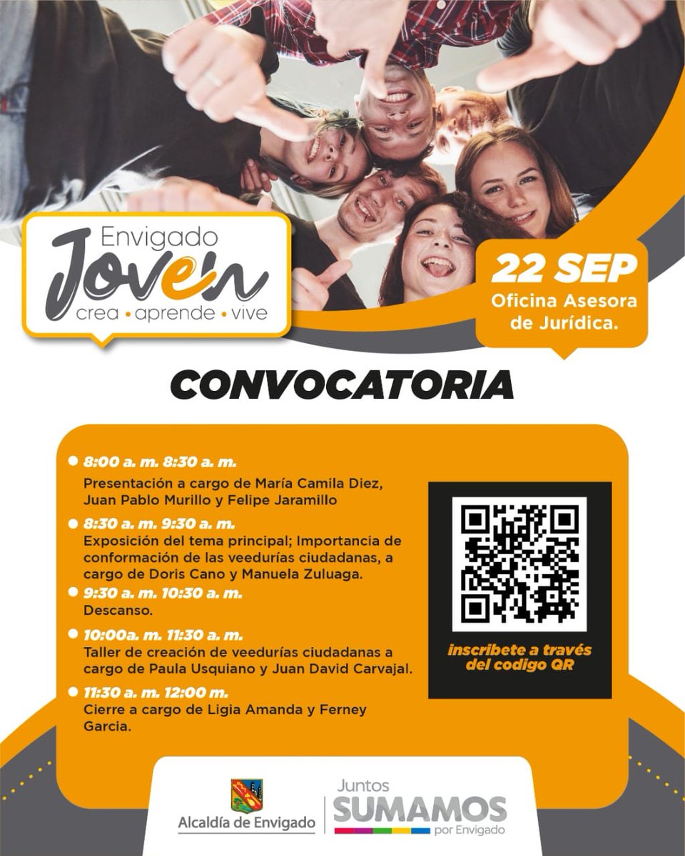 Alcaldía Envigado On Twitter 🗣️🗣️🗣️ JÓvenes 🧒 La Oficina Asesora