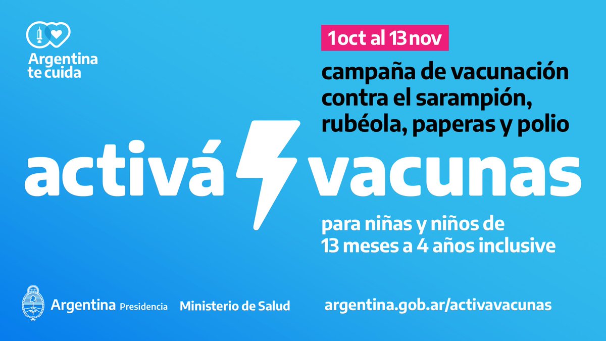 Ministerio De Salud De La Naci贸n On Twitter 馃摙 Comienza La Campa帽a