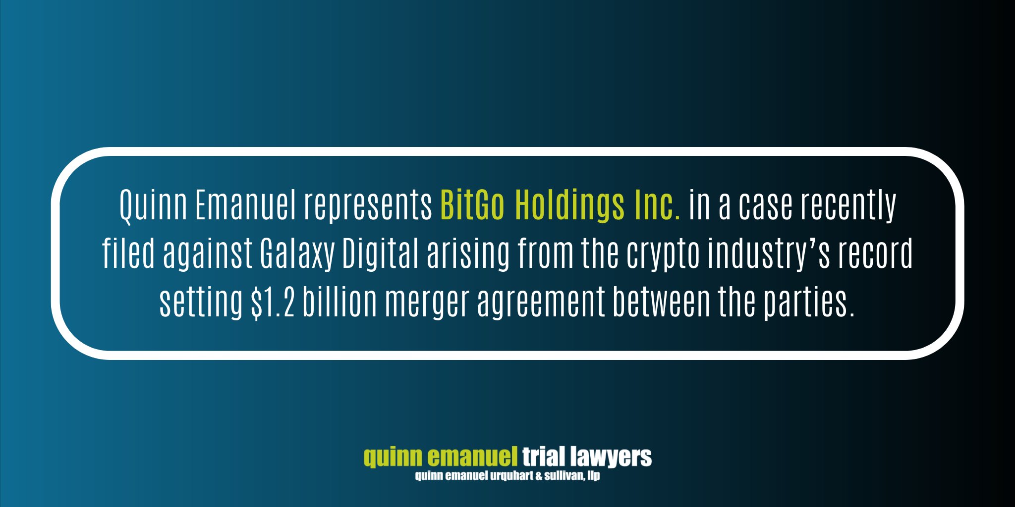 Quinn Emanuel Urquhart & Sullivan, LLP (@quinnemanuel) / Twitter