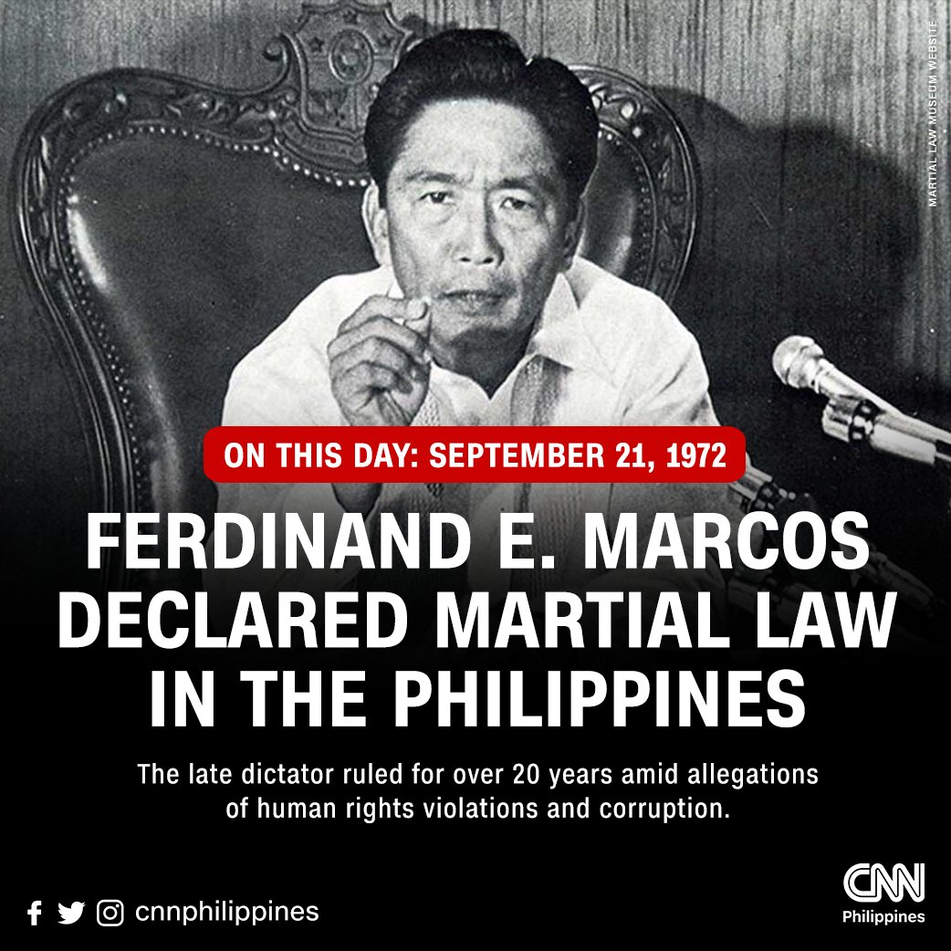 Cnn Philippines On Twitter Today Marks 50 Years Since The Declaration
