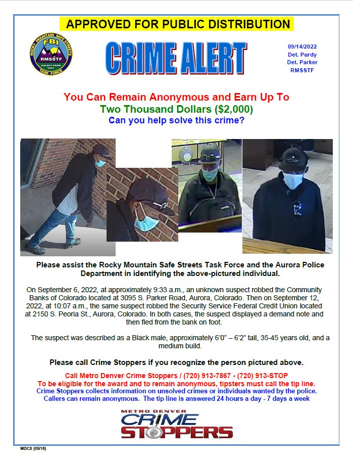 Aurora Police Dept On Twitter Do You Recognize This Man Wanted The