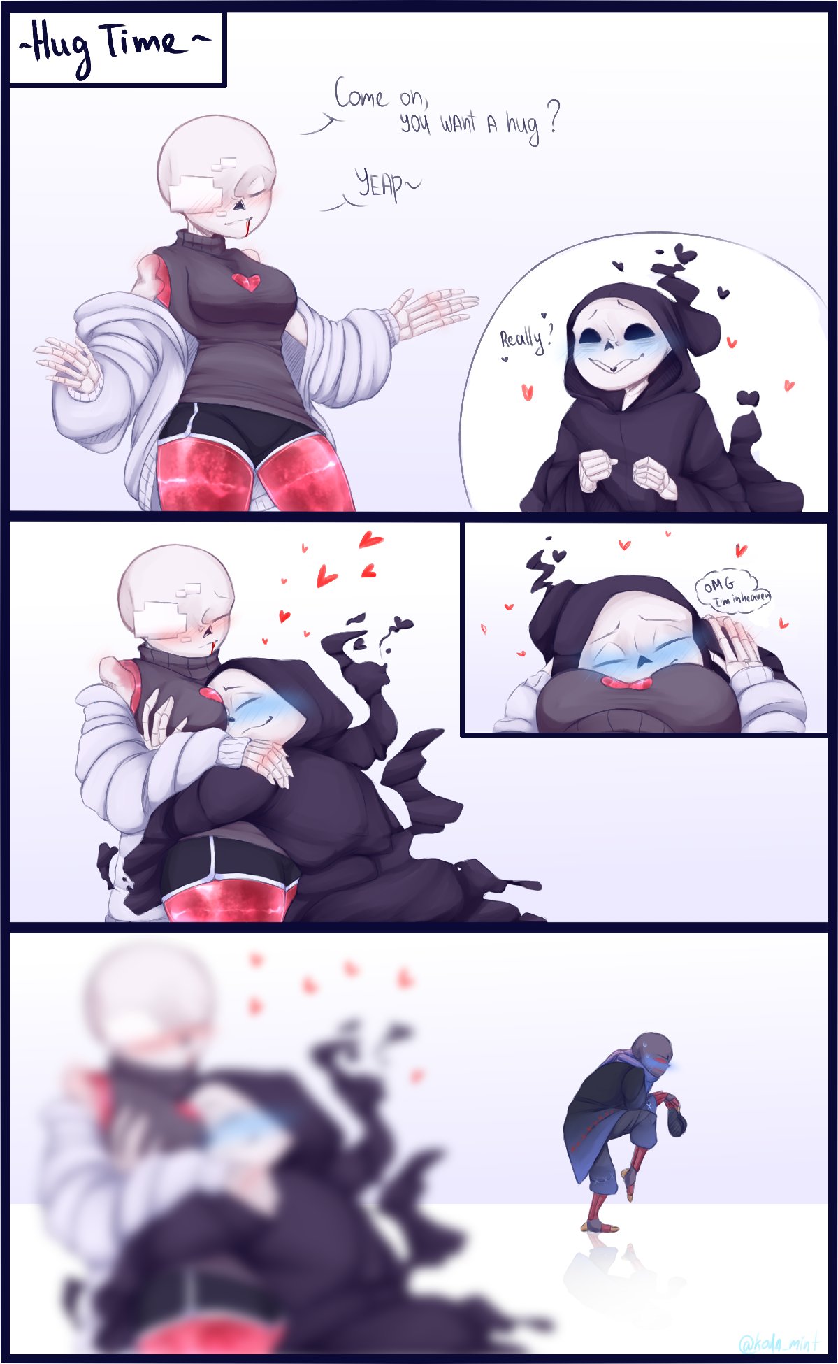 🌿Mint_Koda🌿 on Twitter: "🌿Hug Time! ~🌿 #Reaper #Geno #errorsans https://t.co/yFiob46BXs" / Twitter