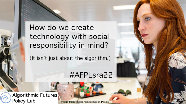 Algorithmic Futures Policy Lab on Twitter: "What do responsible human-machine collaboration, the ...