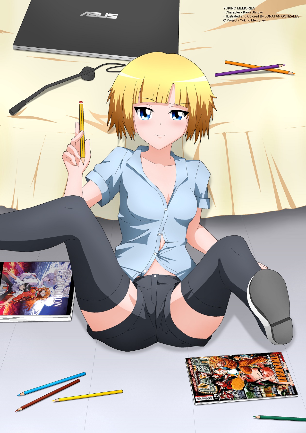 Zel Retro Art 🔞 (Comms CLOSED) on Twitter: "⬅️My first drawing of Kaori (2014) ️My last drawing ...