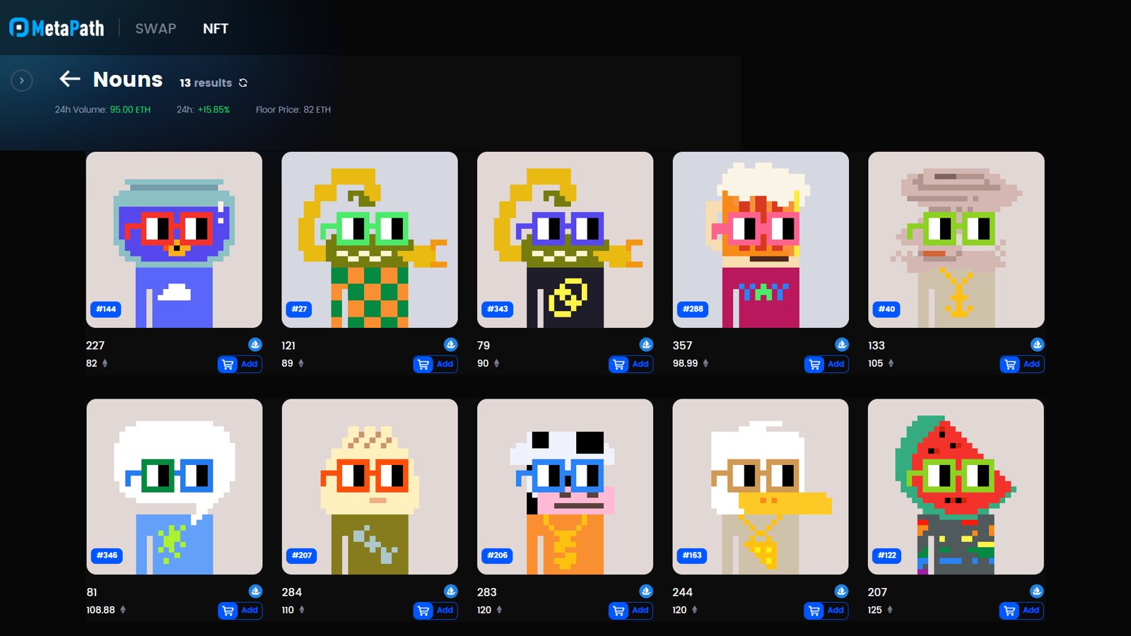 MetaPath 中文 on Twitter: "🔥#MetaPath 元宇宙聚合器上线支持 #Nouns @nounsdao 💁‍♀️#MetaPath 是 Web3.0 上的元宇宙跨平台 ...