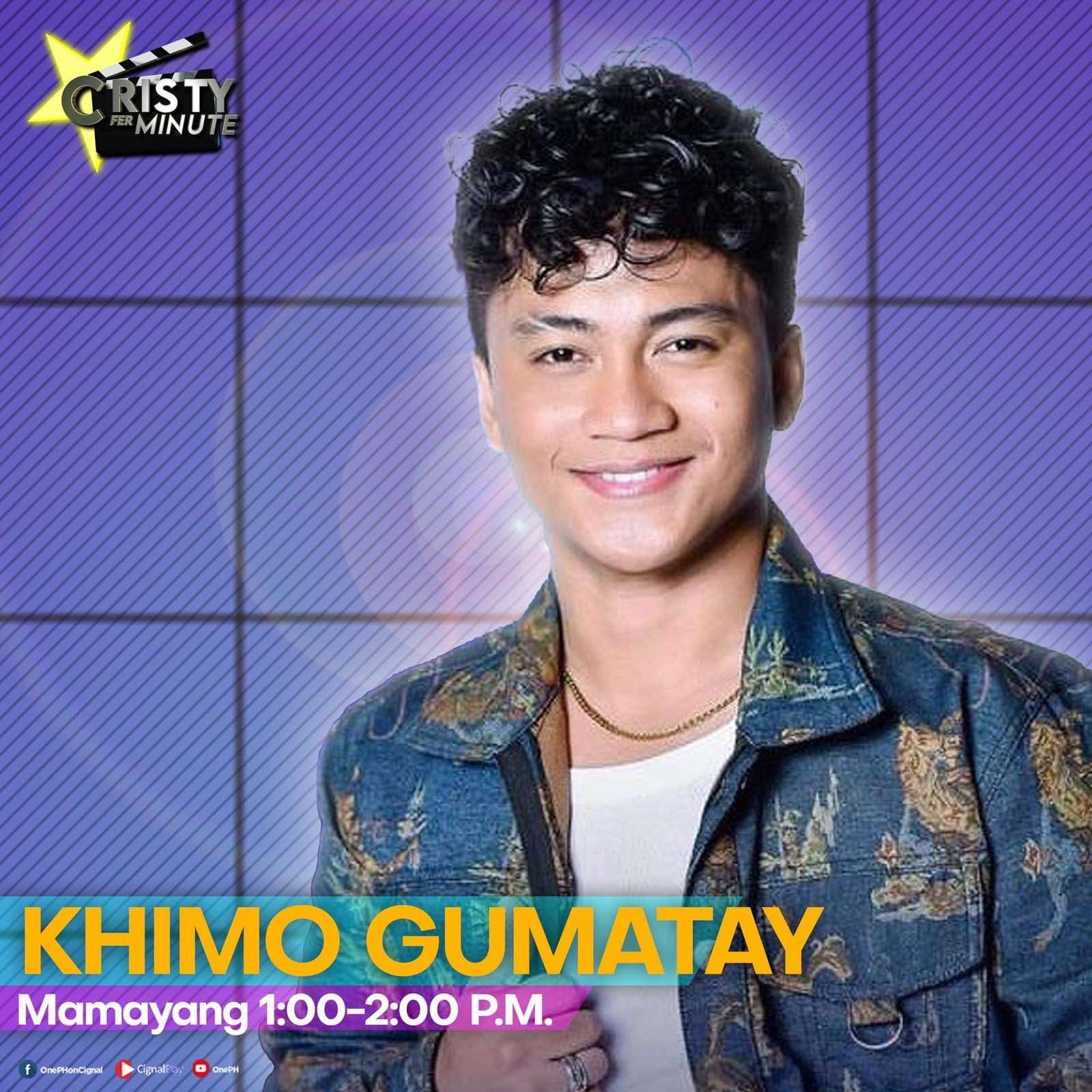 Idol Philippines on Twitter: "Idolkada! Abangan si Khimo Gumatay sa Cristy Per Minute! 💙🤍 https ...