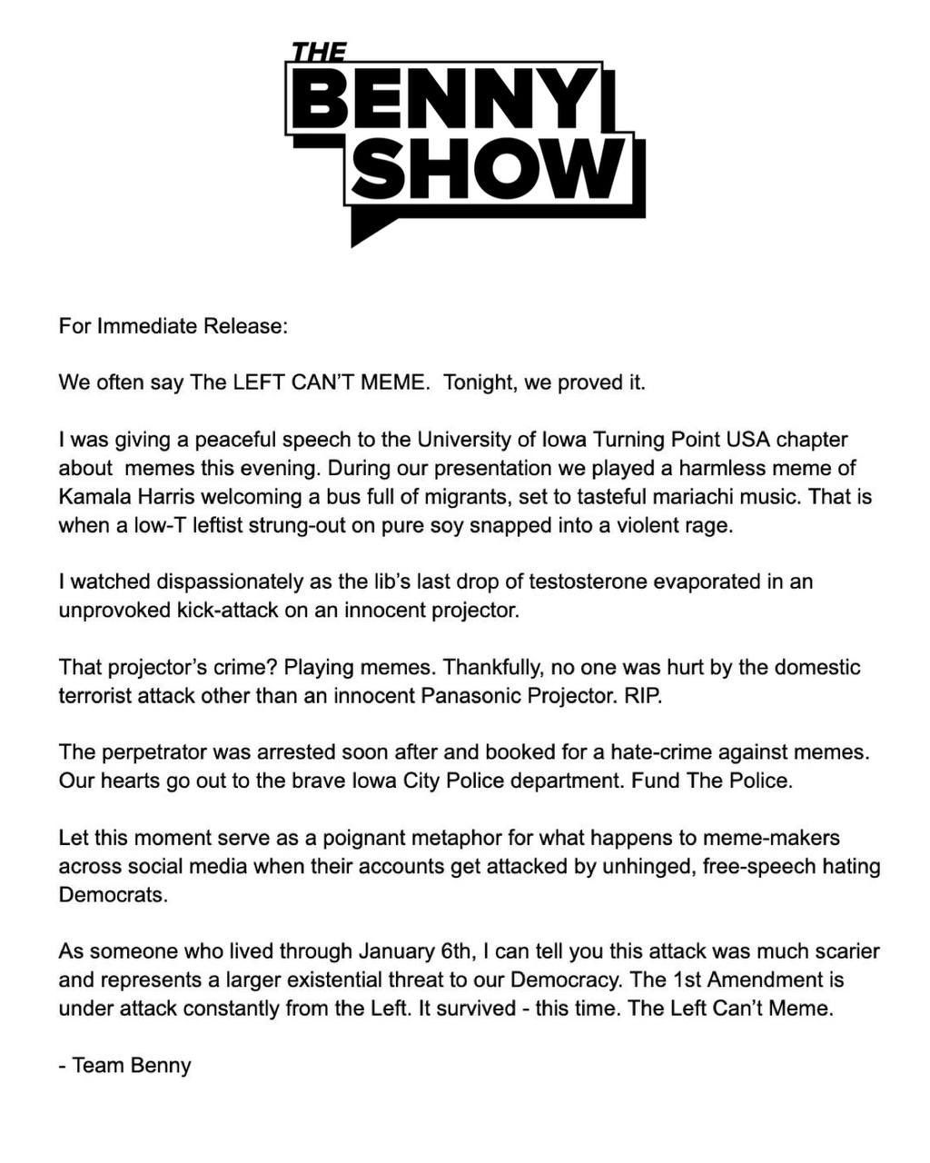 Benny Meme