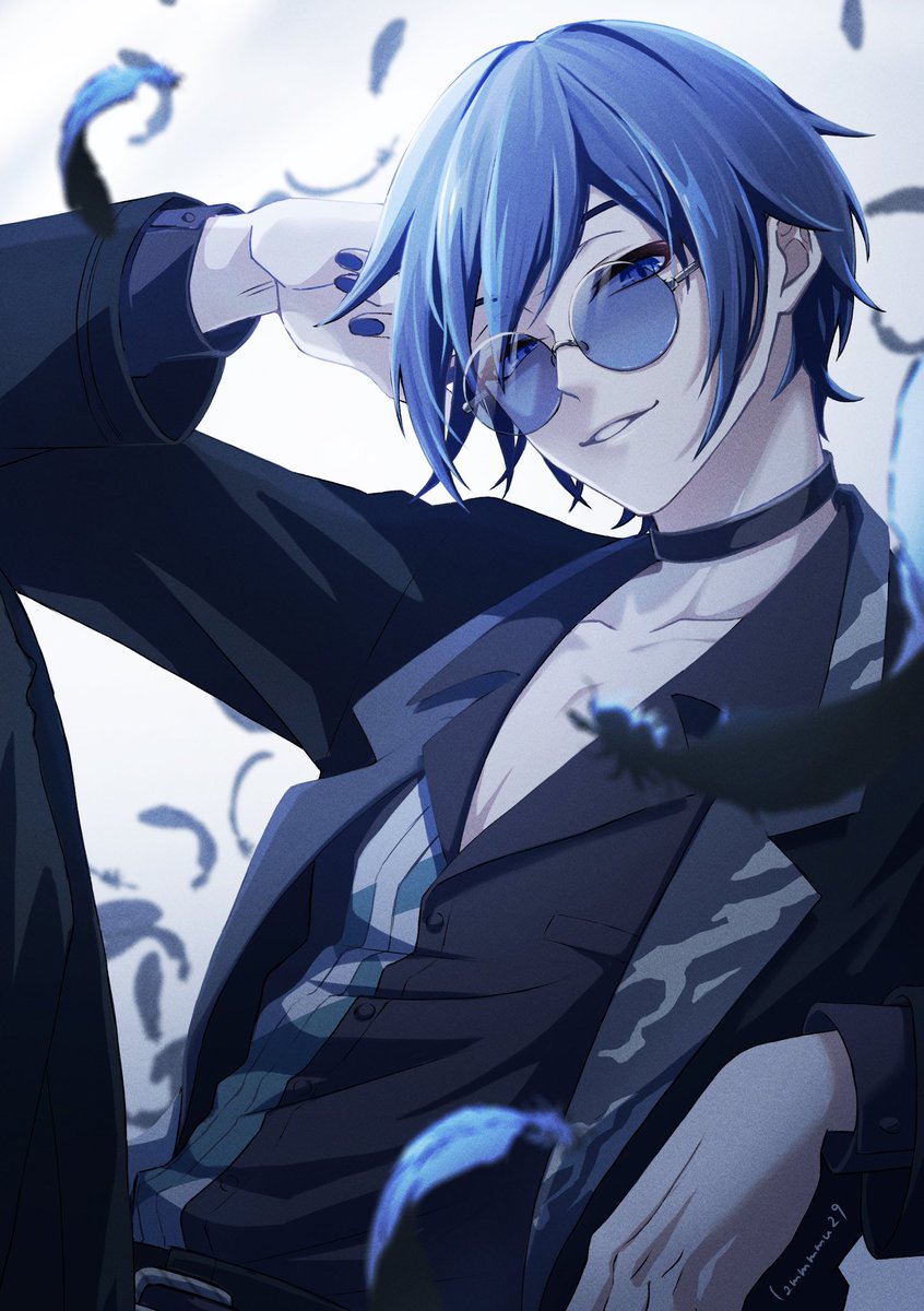 カイト(ボーカロイド) 「KAITO #prsk_FA」|ラムにくのイラスト