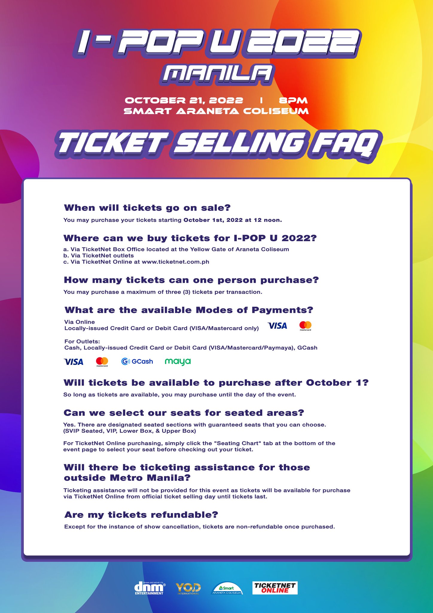 DNM Entertainment on Twitter: "Gearing up for I-POP U 2022 Manila? Check out these guidelines ...