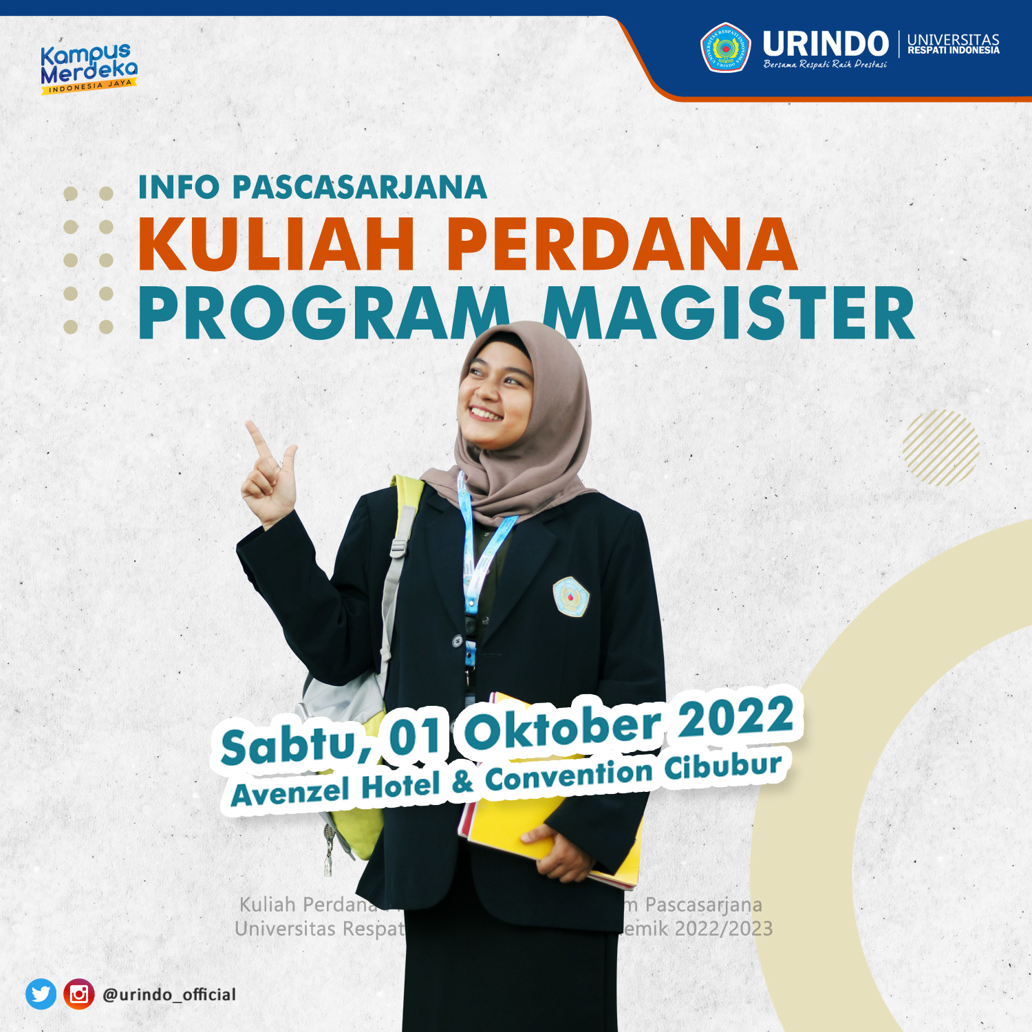 Universitas Respati Indonesia (URINDO) on Twitter: "Pengumuman Kuliah Perdana Program Magister ...