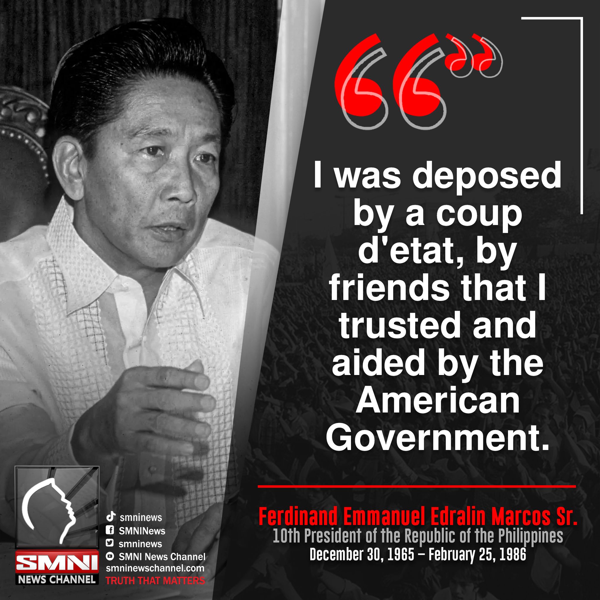 President Marcos Quotes