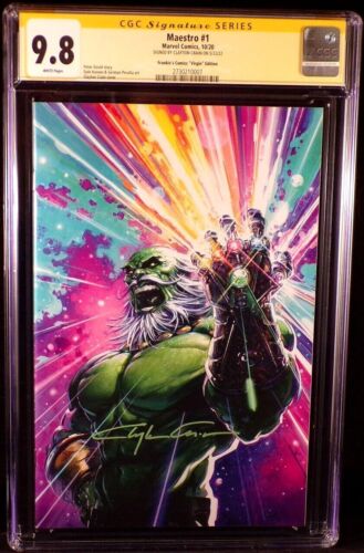 ClassicModern Comics on Twitter: "Maestro #1 Cgc Ss 9.8 Clayton Crain Virgin Variant Hulk ...