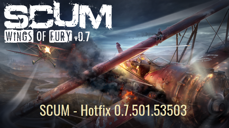 SCUM on Twitter: "We are interrupting all this Twitch drama to give you a hotfix. -> https://t ...