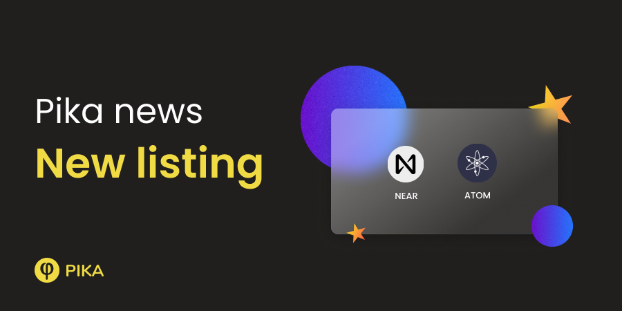Pika Protocol⚡️ on Twitter: "$NEAR and $ATOM are now supported on Pika with up to 30x leverage ...