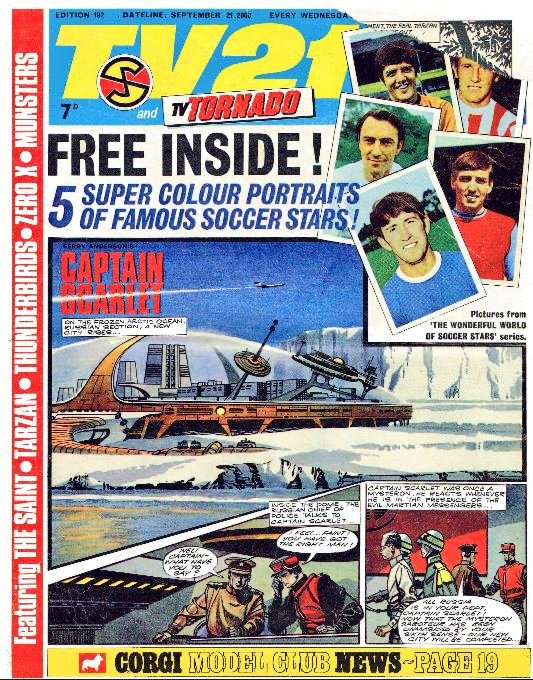 Graeme Wood on Twitter: "From September 1968 TV 21 AND TV TORNADO WEEKLY features The Saint ...