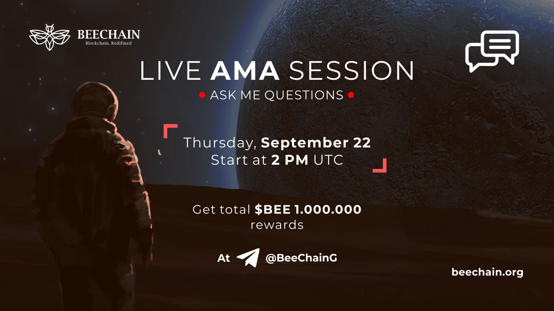 Bee Chain on Twitter: "Live AMA on Bee Chain telegram group. #BeeChain #BeeChainDex #BeeWallet # ...