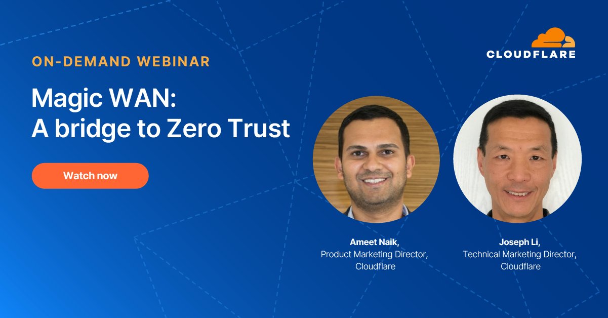 Cloudflare on Twitter: "In case you missed it: Watch this on-demand webinar to learn how ...