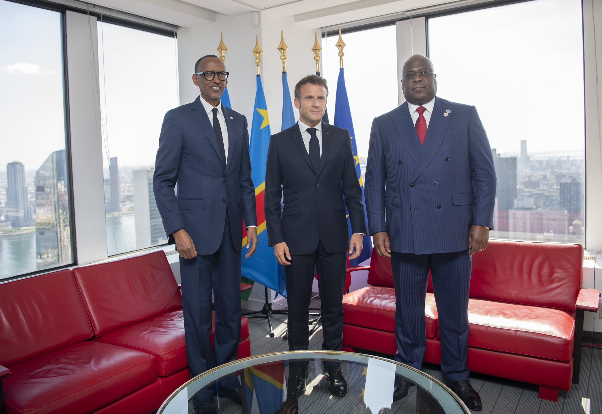 Presidency | Rwanda on Twitter: "President Kagame met with President @EmmanuelMacron of France ...