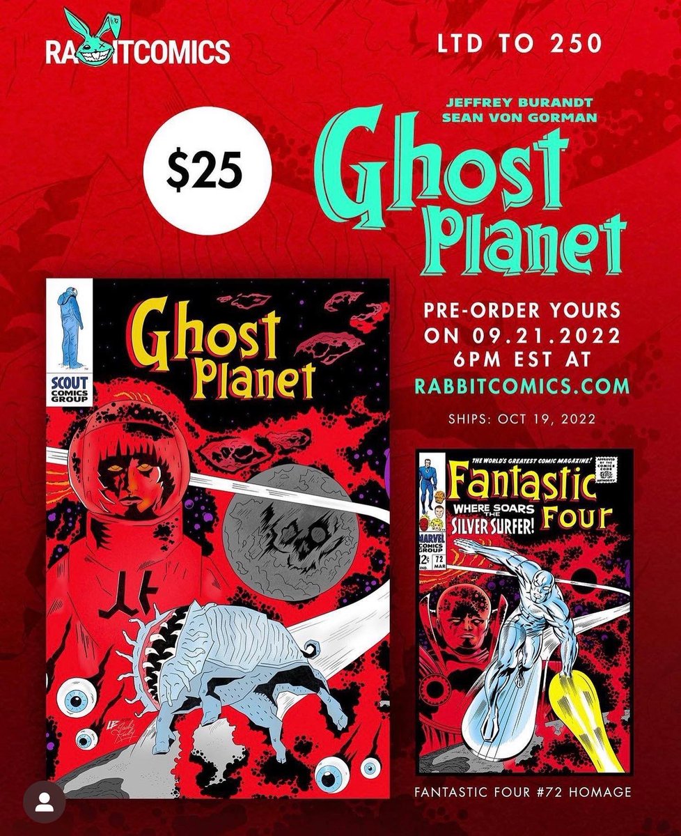 Sean Von Gorman (of Comics) is at #NYCC2022 A-17 on Twitter: "The GHOST PLANET Rabbit Comics ...