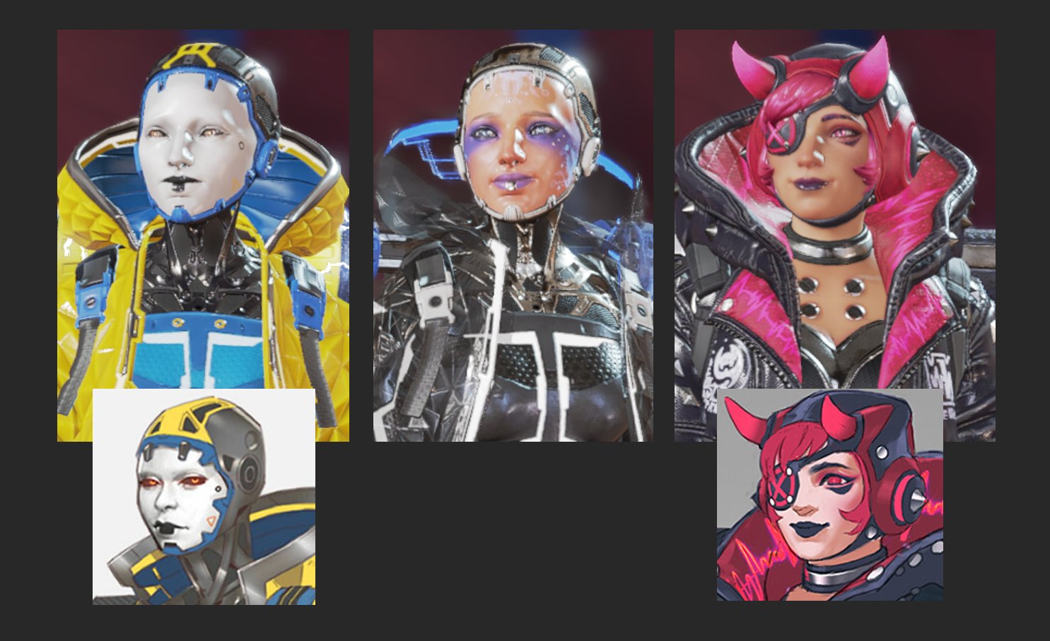 lila🌸⚡ on Twitter: "in the most recent patch, the eyes on multiple wattson skins got updated to ...
