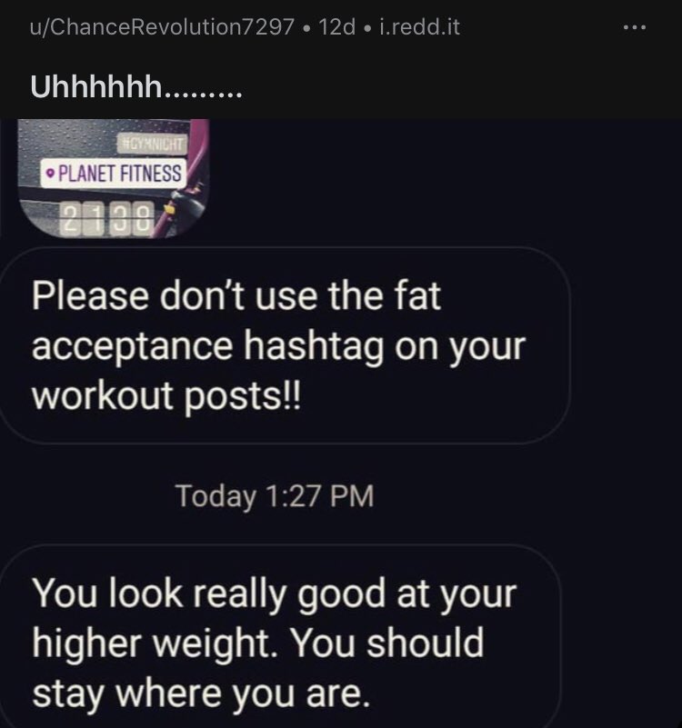 MIZ on Twitter: "don't you think fat acceptance should be like you know your fat and are now ...