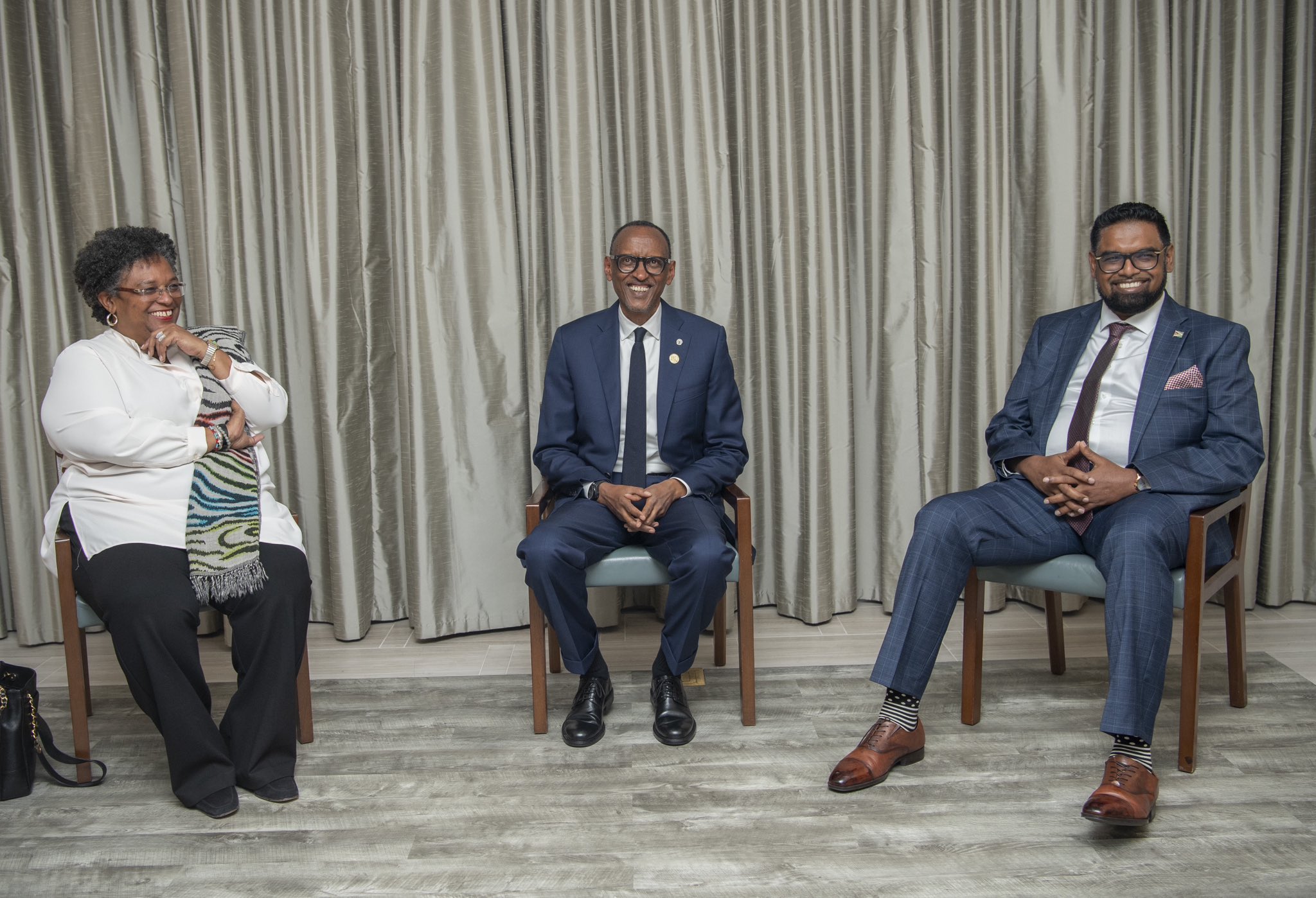 Presidency | Rwanda on Twitter: "President Kagame had a meeting with President Irfaan Ali of ...