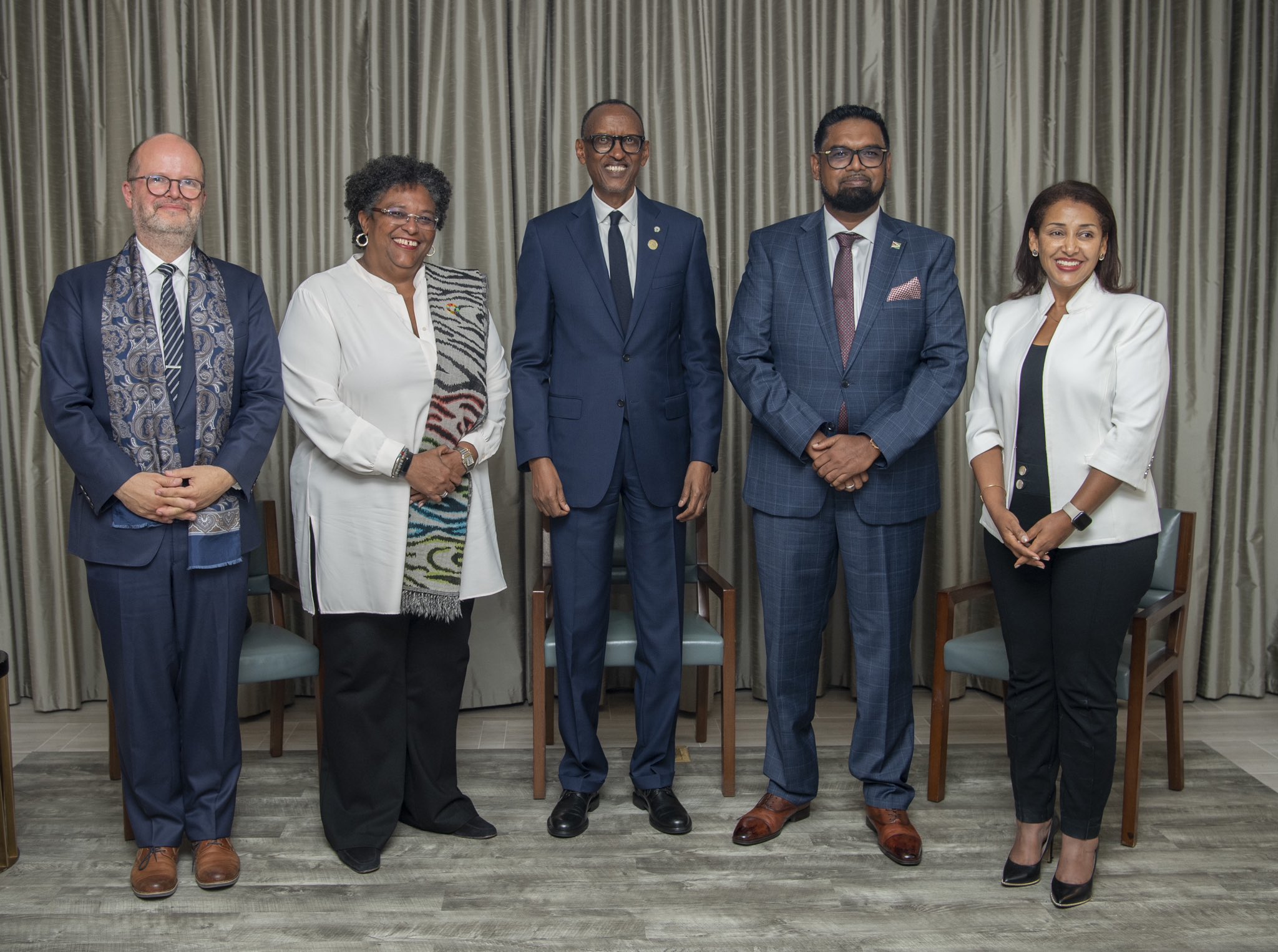 Presidency | Rwanda on Twitter: "President Kagame had a meeting with President Irfaan Ali of ...