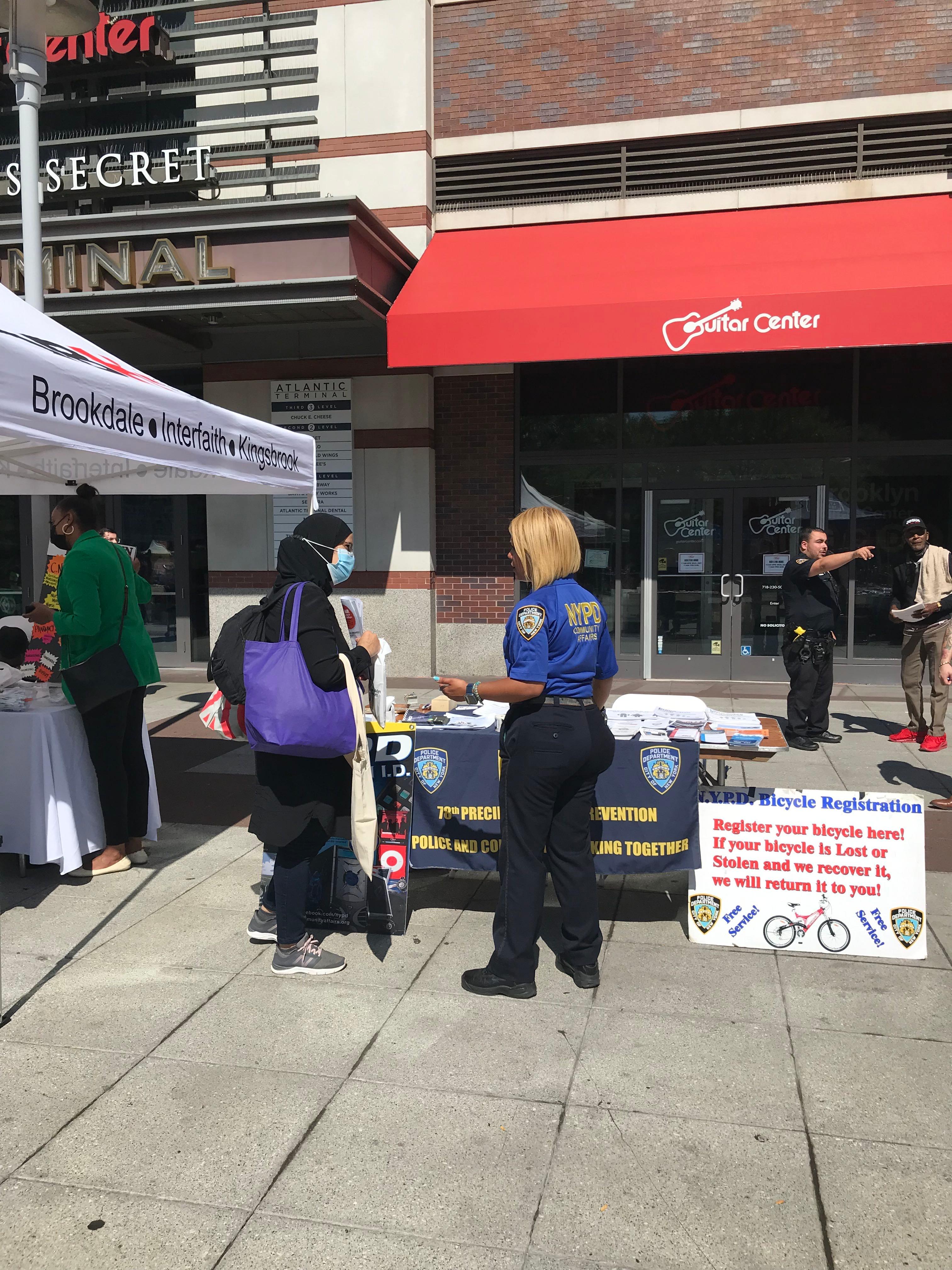 NYPD 77th Precinct on Twitter: "RT @NYPD78Pct: Today we were out @NYCMayorsOffice resource fair ...