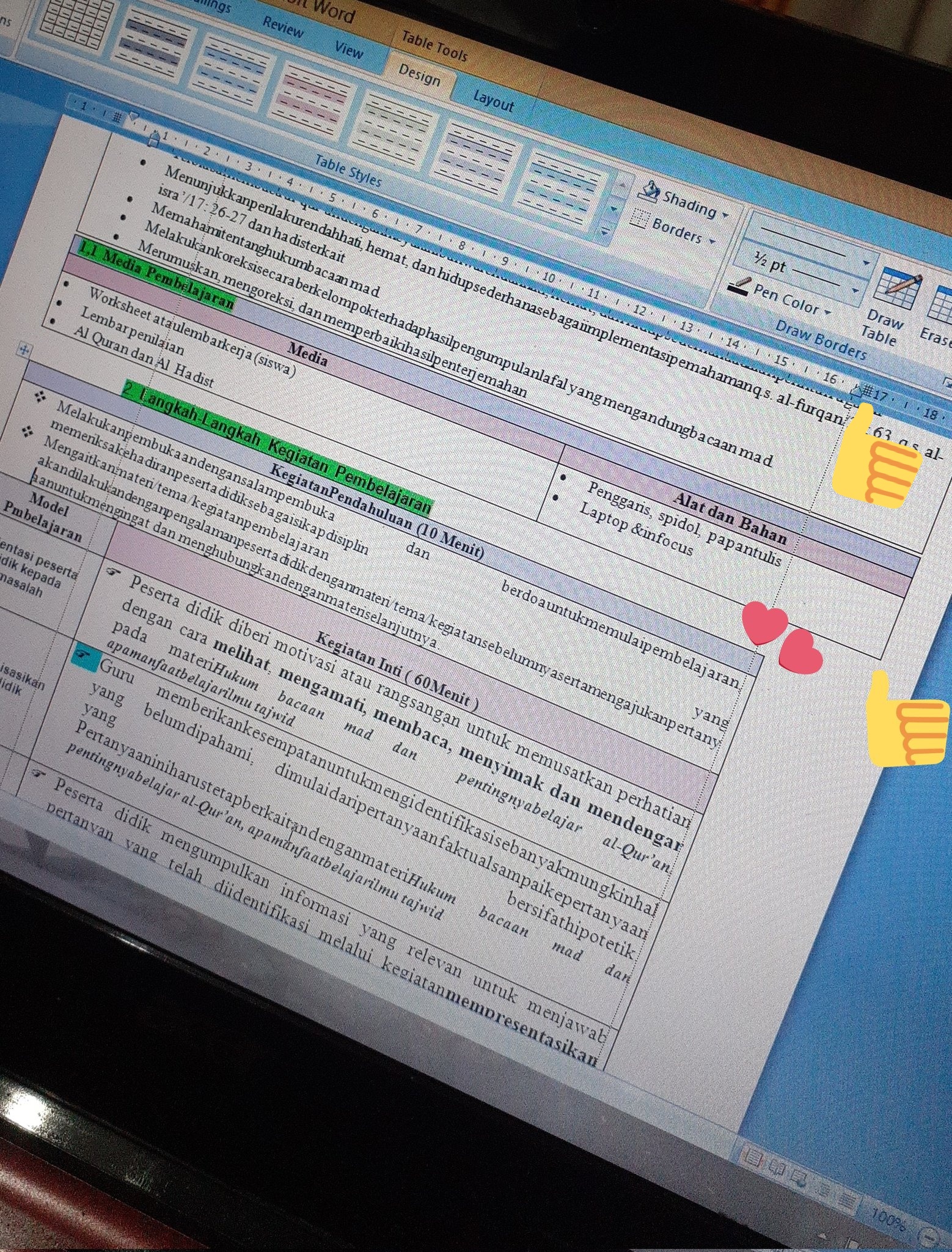 COLLE | BACA RULES‼️‼️ on Twitter: "guys ada yg tau gaa tabel word yg di love itu mau ku geser ...