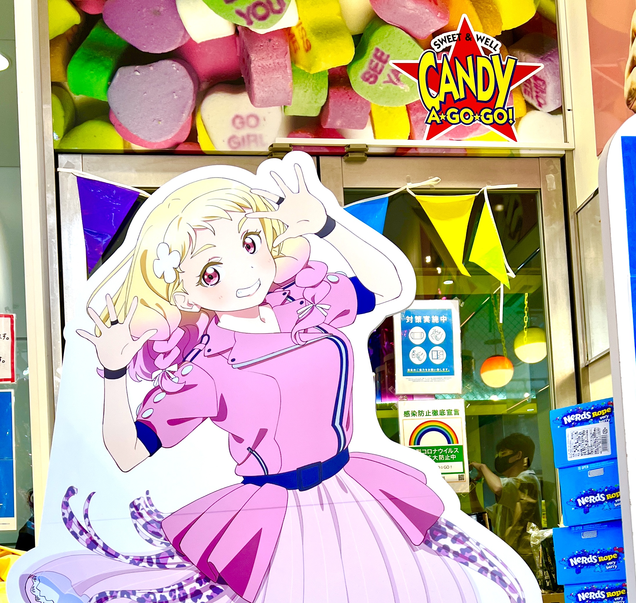 HARAJUKU／原宿friend on Twitter: "／ CANDY A☆GO☆GO!原宿店に@cagg_harajyuku 若菜四季ちゃん、鬼塚夏美ちゃん等身パネルが来店中‼️ ...