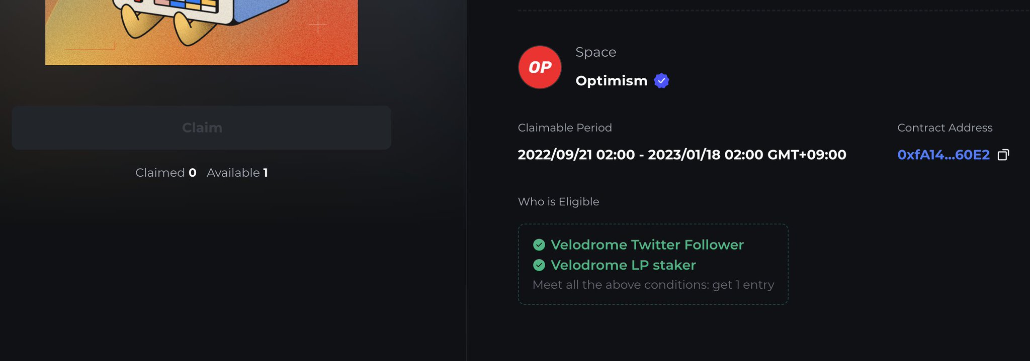 🎀 mizumart.eth 🎀 💙🧡🛸.bit .lens (🌸, 🌿) on Twitter: "⑤ Velodrome Optimism Quest NFT Minted 2859 ...