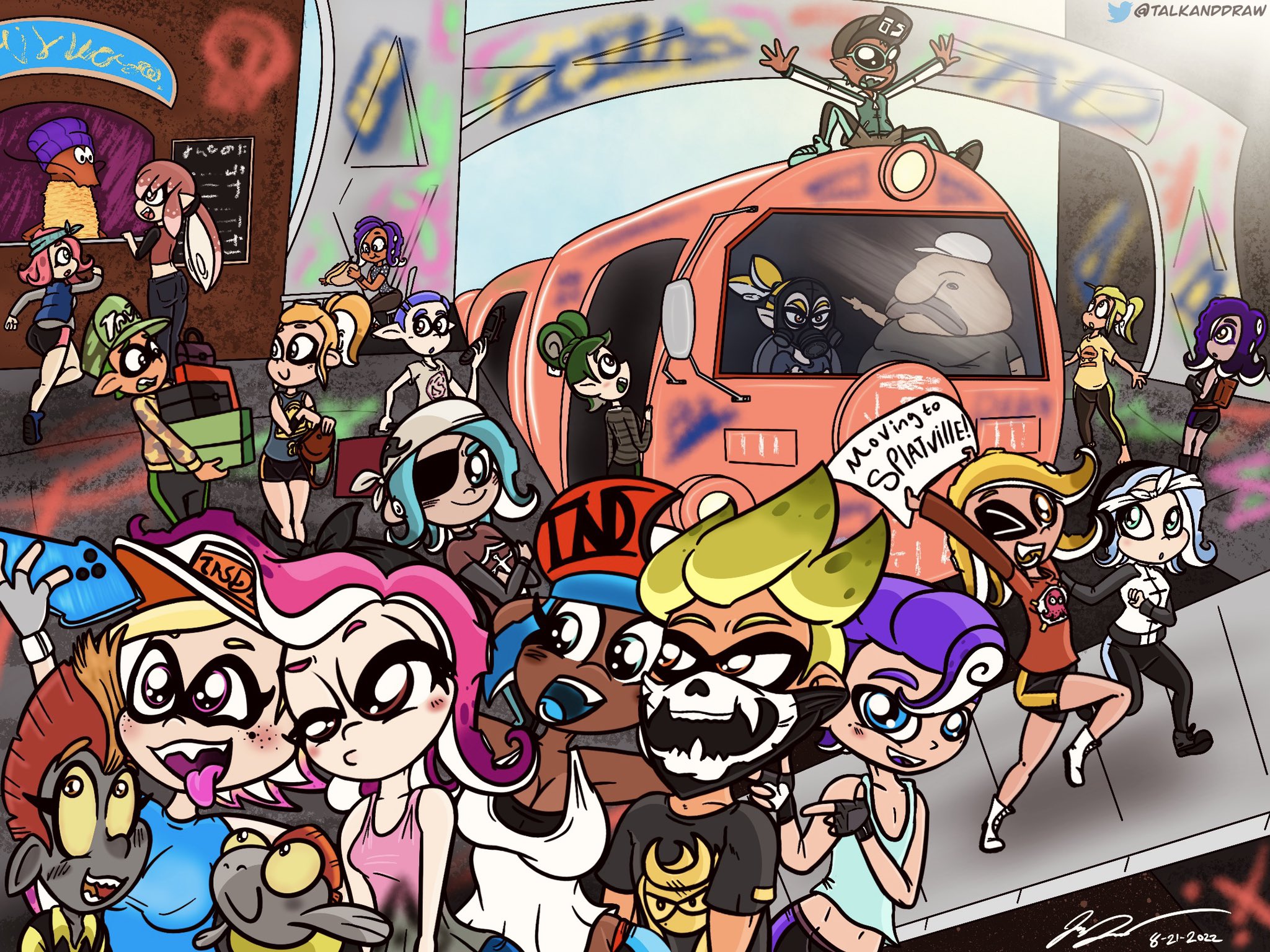 Loving Splatoon Ocs 🥰 On Twitter Rt Talkanddraw Splatoonocs A Whole Bunch Of Them Only