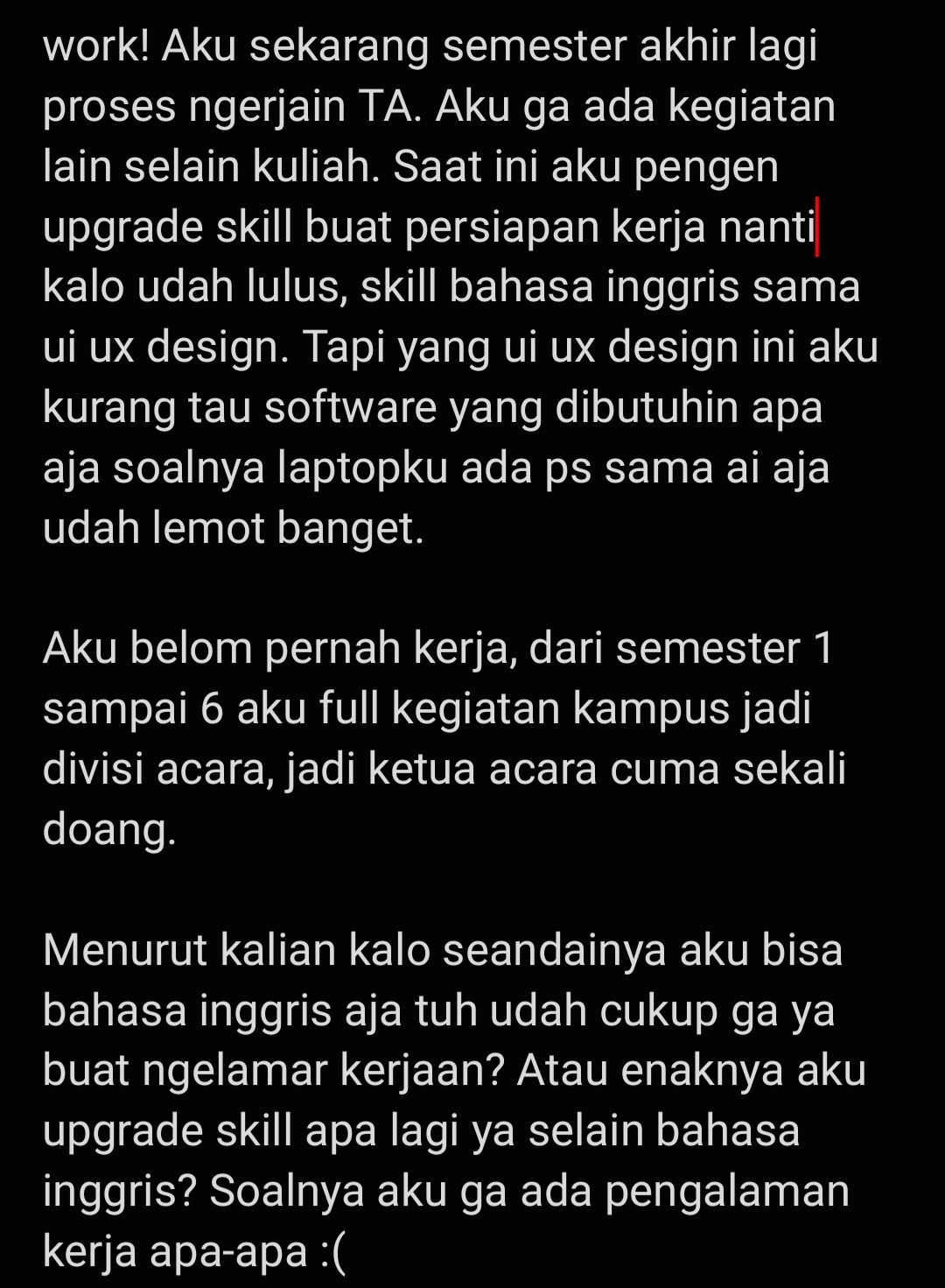 Baca Rules (bit.ly/worksfess) on Twitter: "work! tolong bantu sender ya guys thanks im advancee ...
